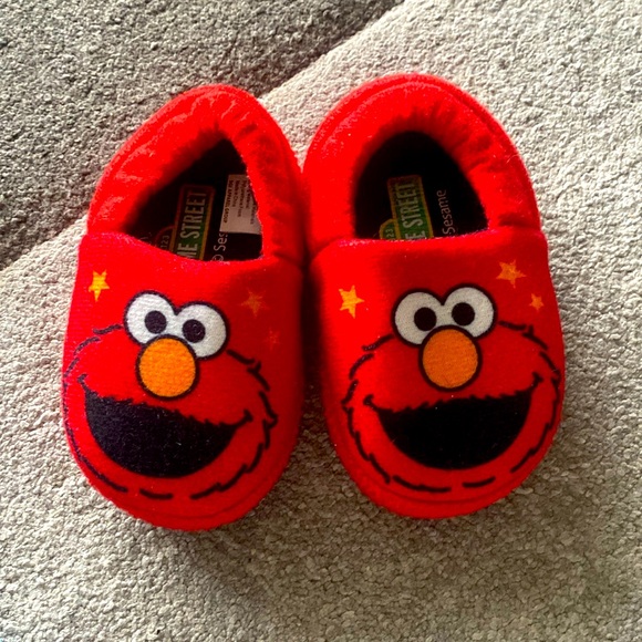Sesame Street | Shoes | Sesame Street Elmo Red Kids Slippers | Poshmark
